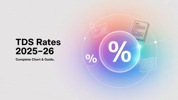 TDS Rate Chart for FY 2025-26 (AY 2026-27): Complete Guide with Latest ...